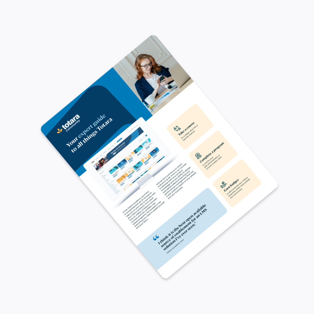 Resources - Totara Learning