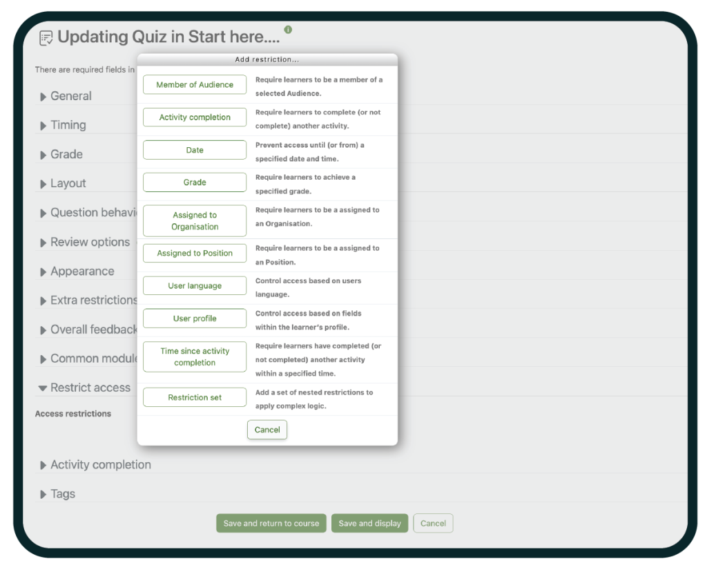 Feature Sheet - Adaptive Learning - Totara Learning