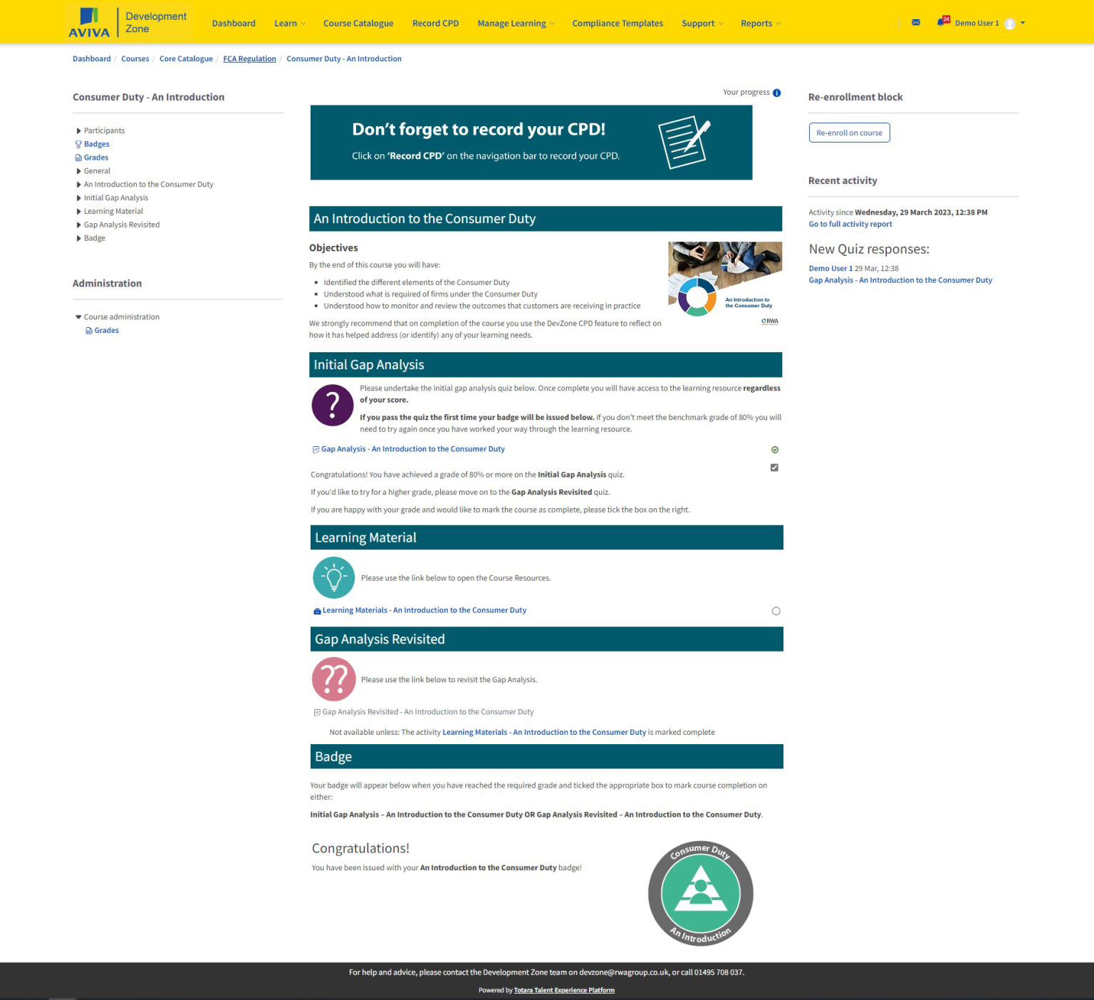 Totara upgrades a leading general insurance learning platform