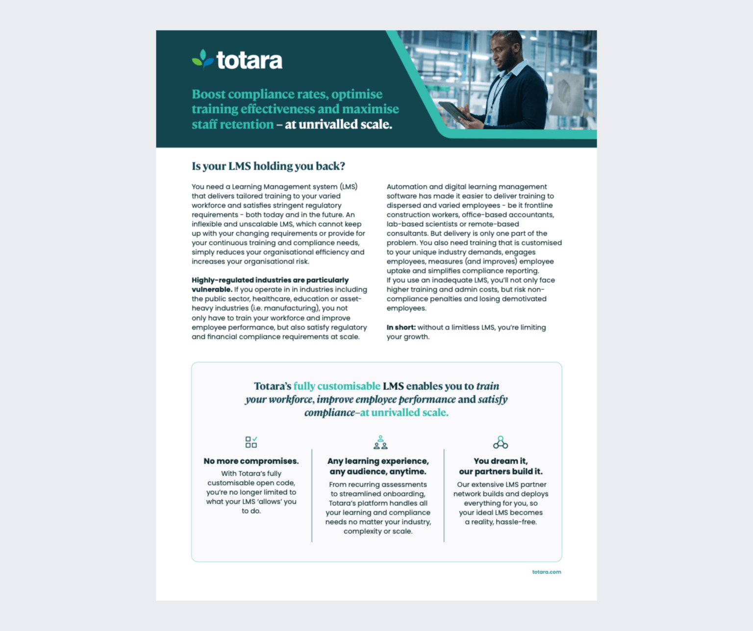 Totara Solution Overview - Totara Learning