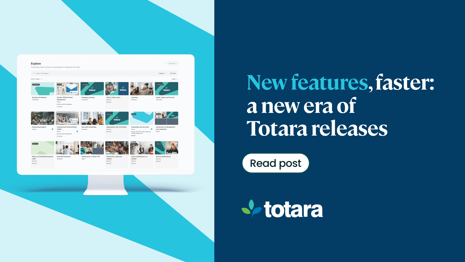New features, faster: a new era of Totara releases - Totara Learning